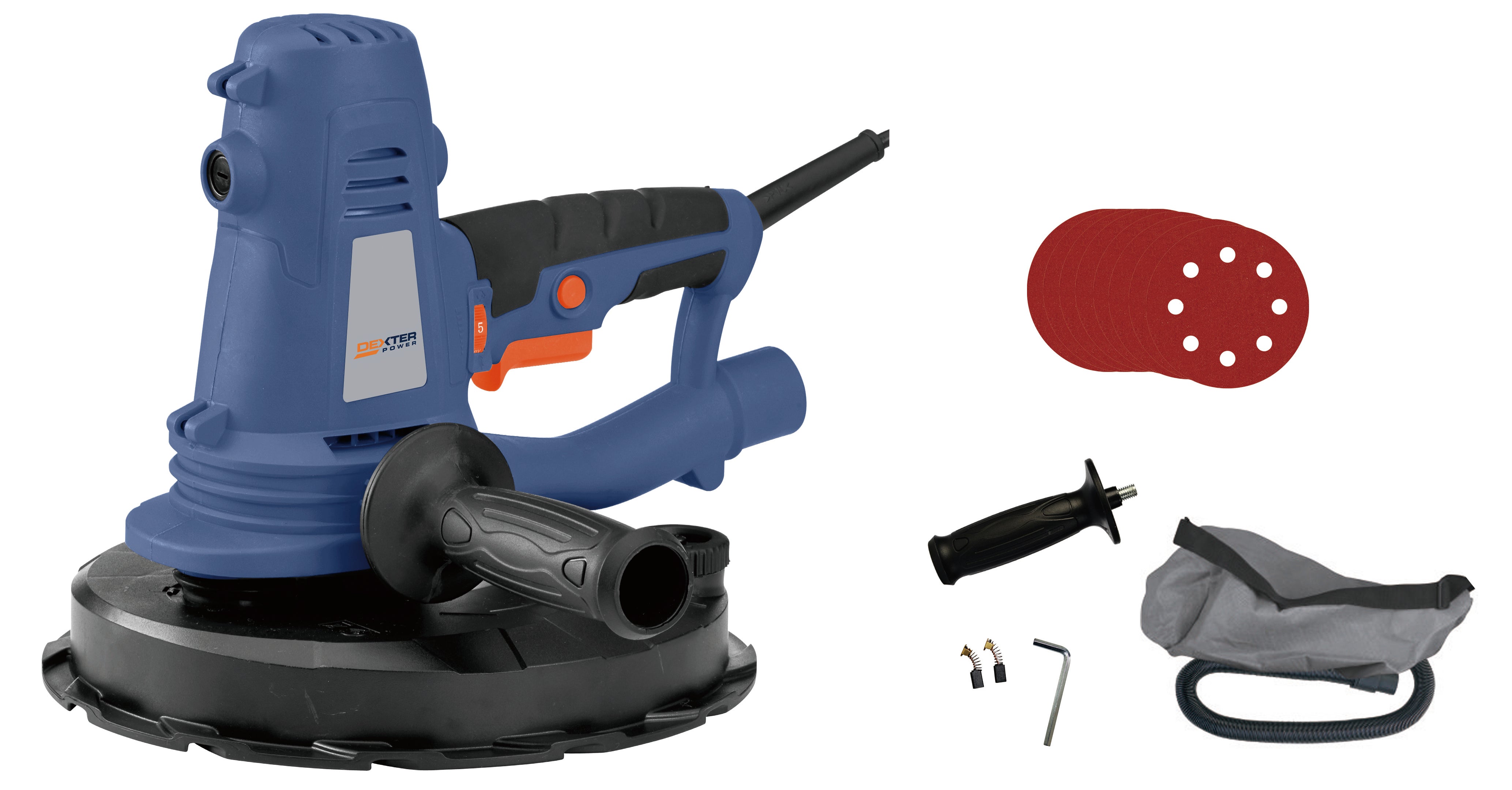 Suport disc slefuire Dexter Power, pentru slefuitor pereti 1220W, Ø 225 mm