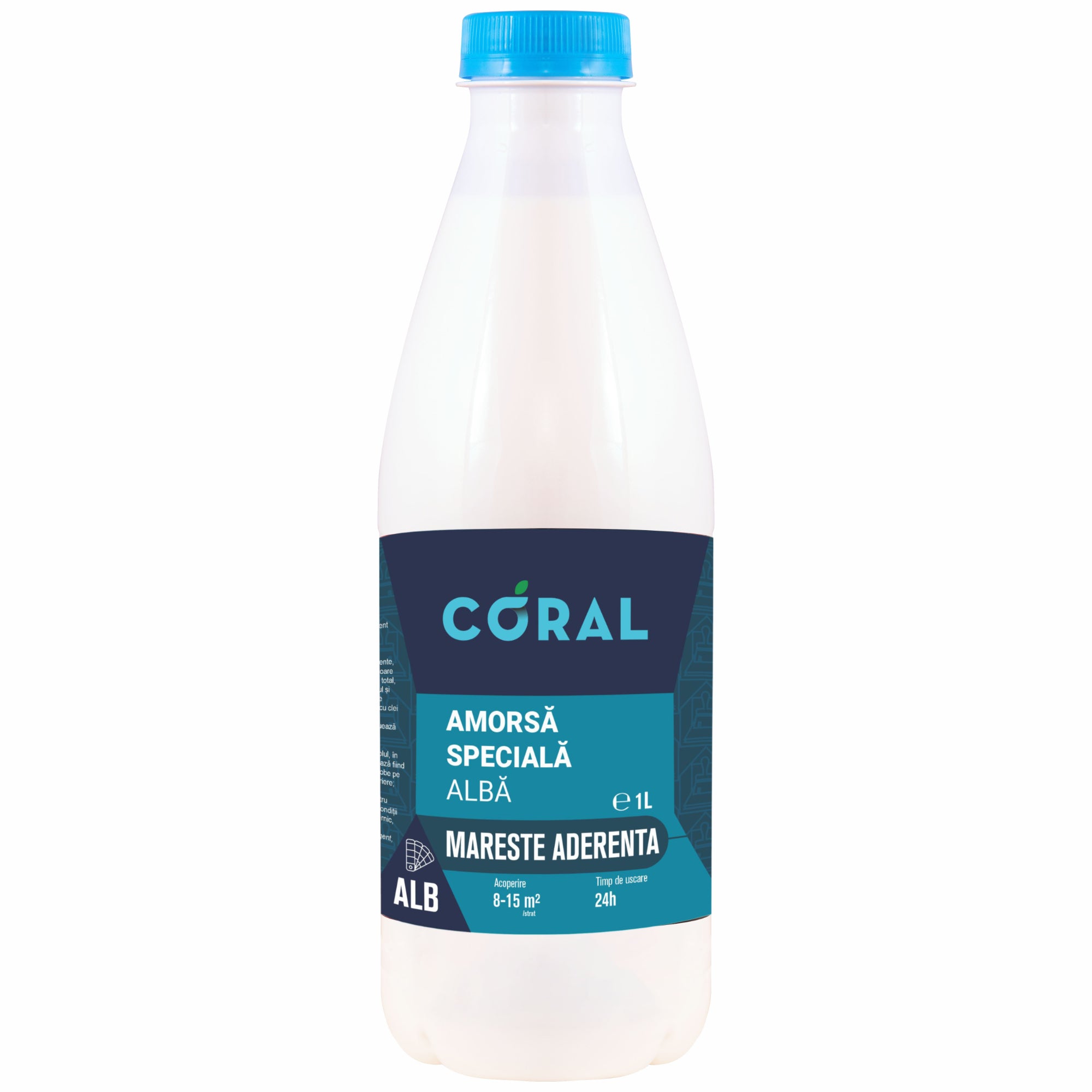 Amorsa Coral pentru perete, interior/exterior, alb, 1 L