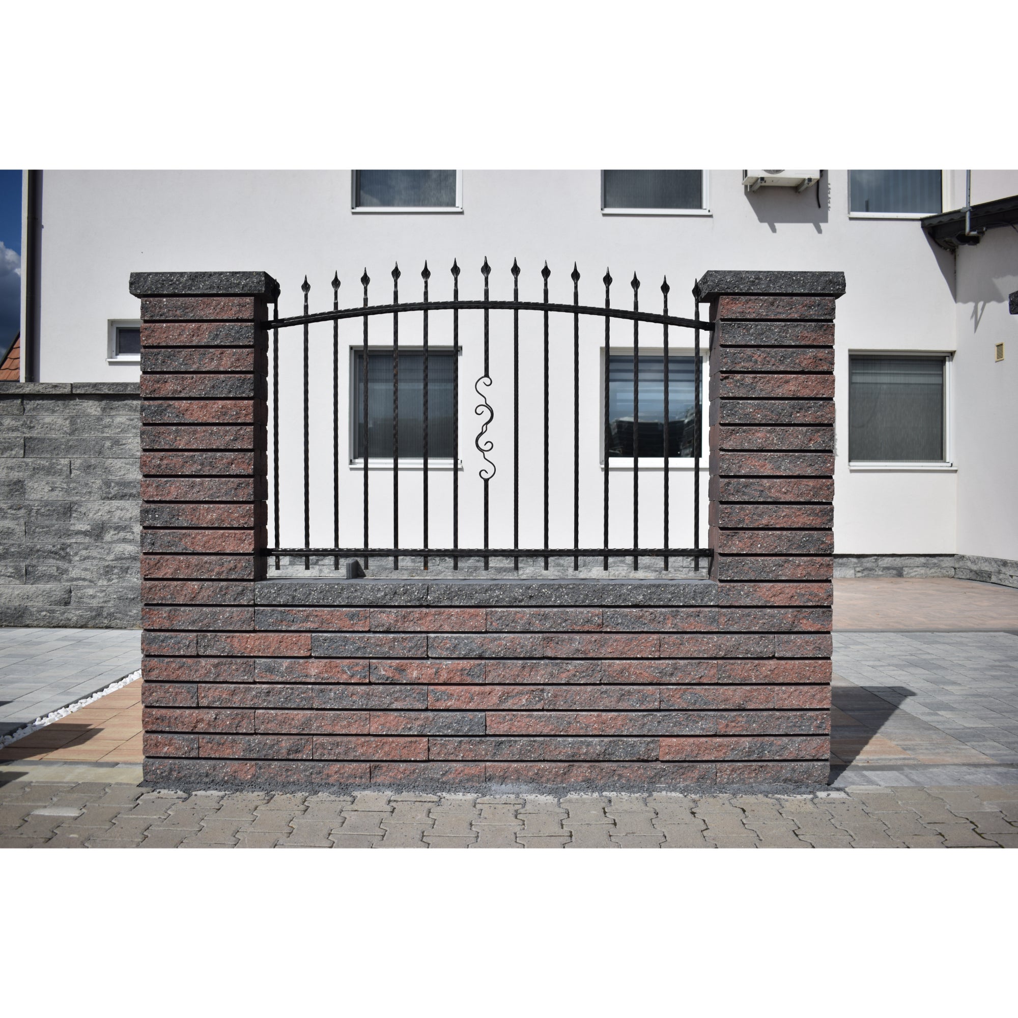 Element gard, Modulo, 40 x 20 x 9 cm, brick