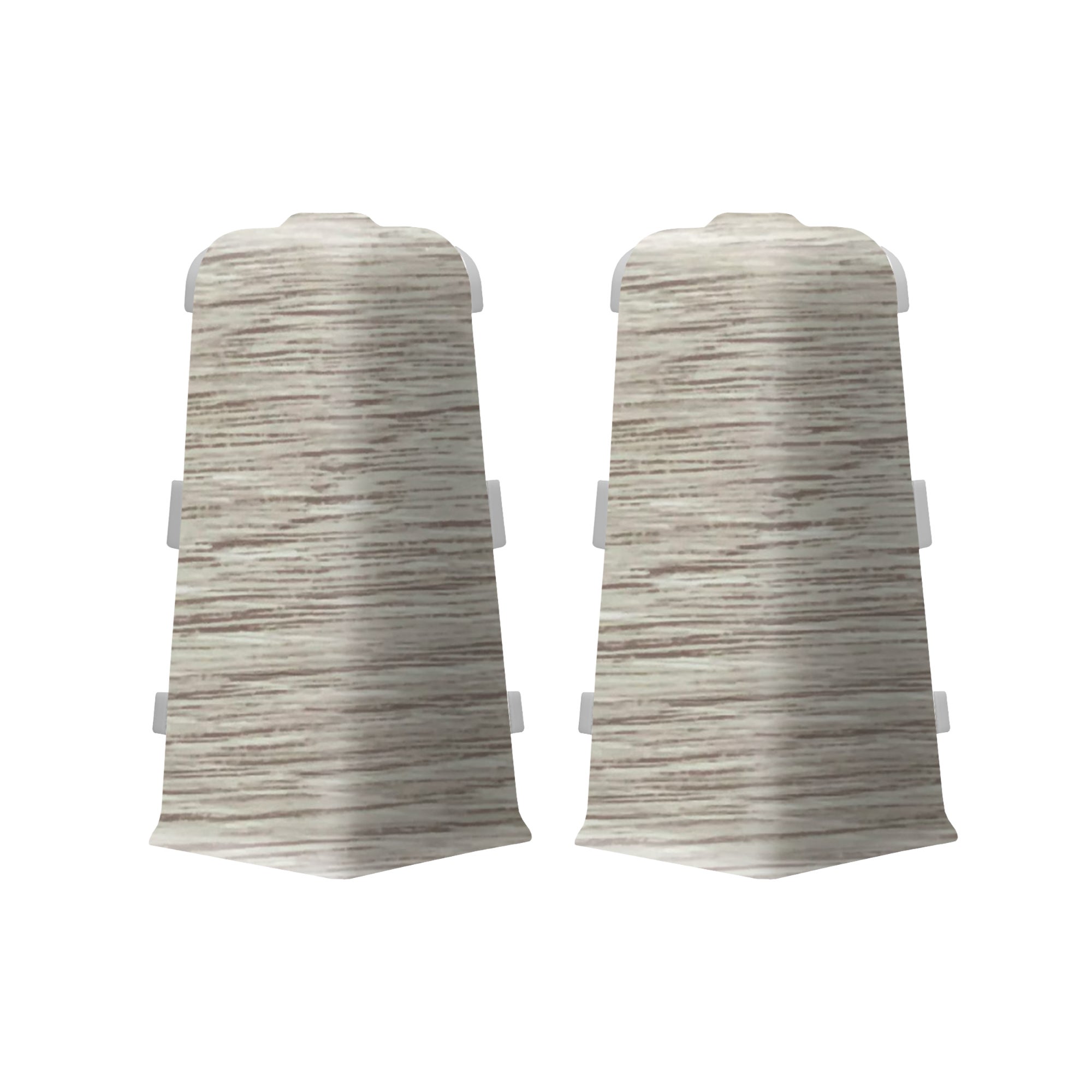 Colt exterior pentru plinta PVC, Indo 70.135, Platinum stejar, 2 buc/pachet