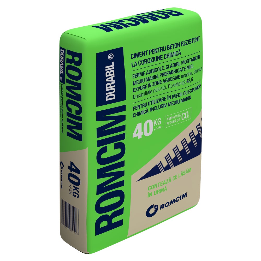 Ciment rezistent Romcim Durabil, rezistenta 42.5R, 40 kg