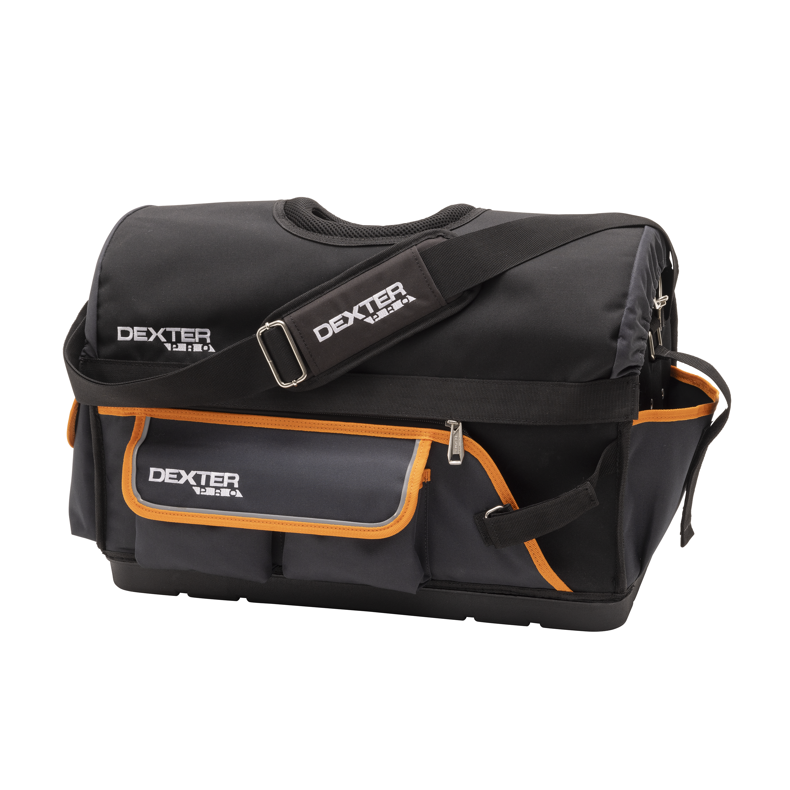 Geanta unelte cu clapa Dexter, cu organizator, textil, 48 L,52 x 26 x 36 cm