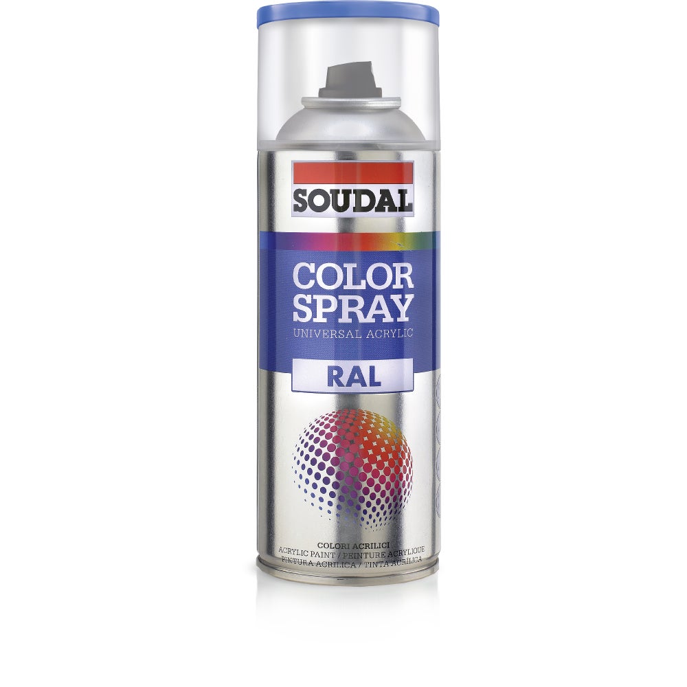 Vopsea spray Soudal, universal, verde 6018, lucios, 400 ml