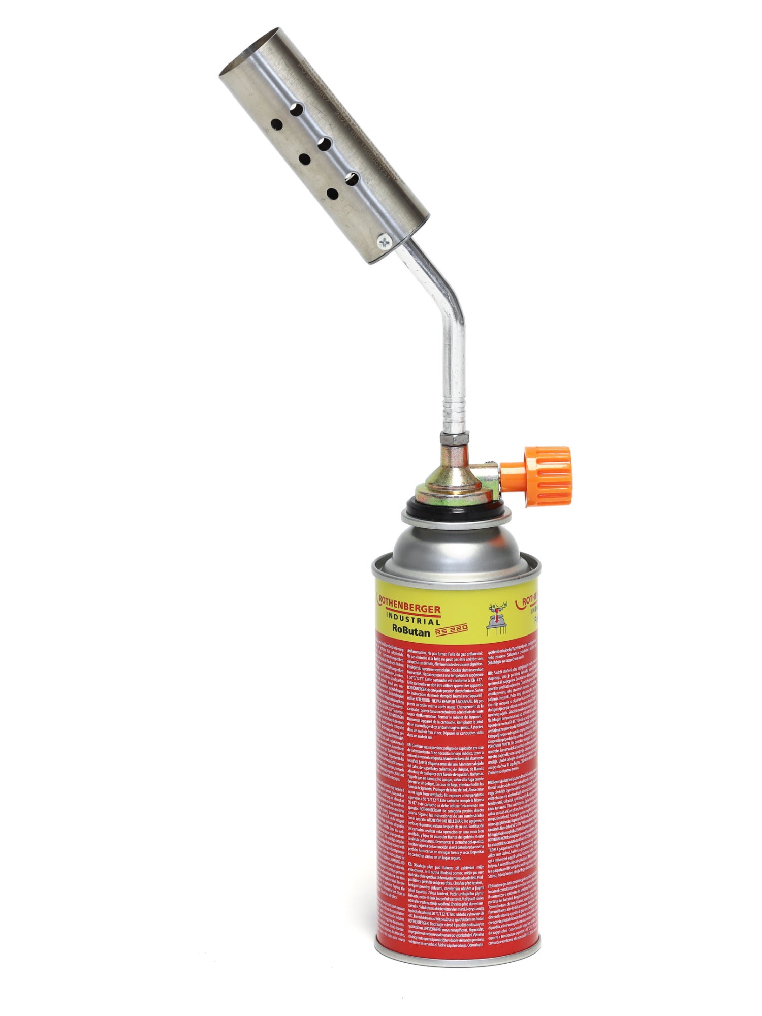 Set lampa de lipit cu gaz si 1 cartus gaz Rothenberger Industrial, 220g