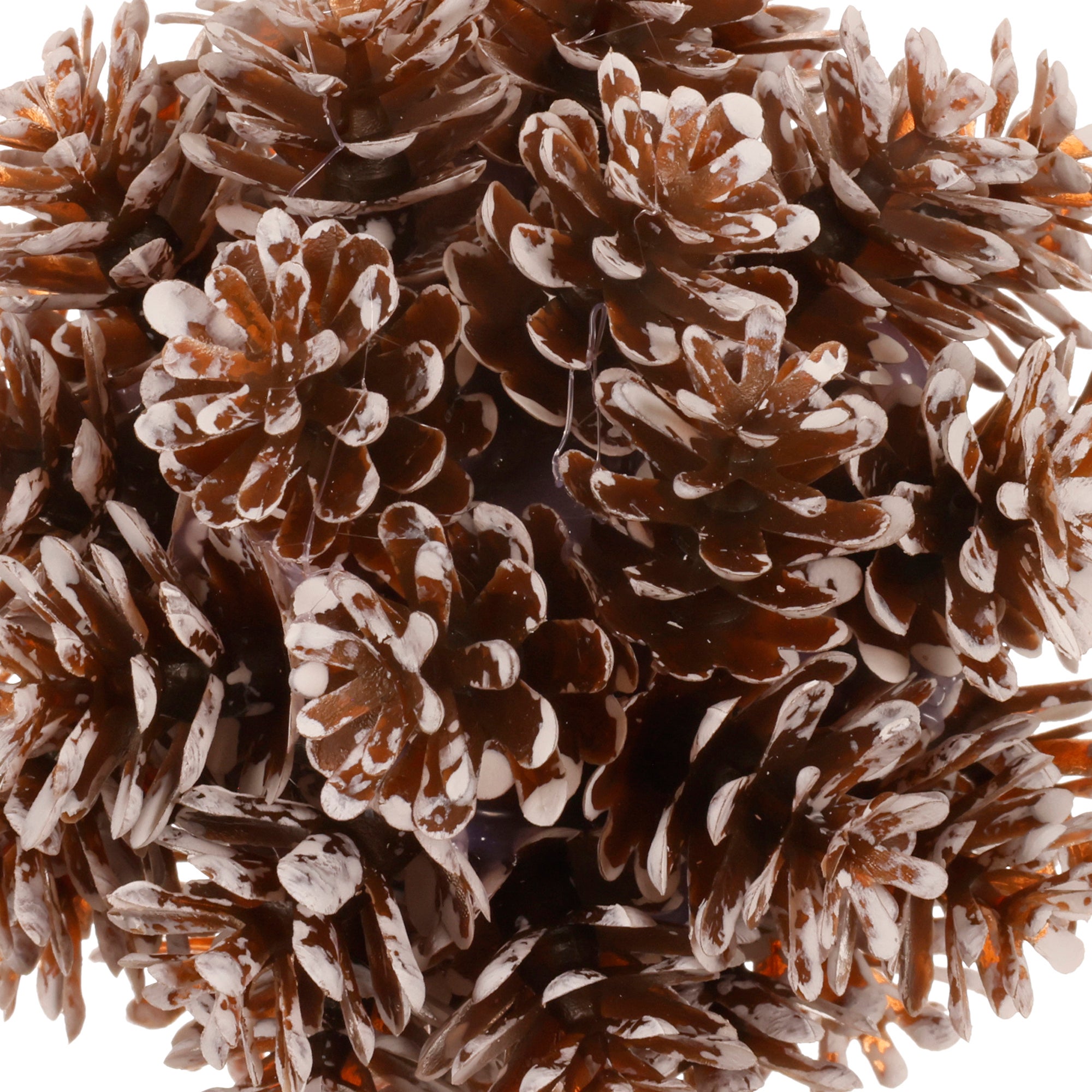 Decoratiune Craciun, pentru brad, forma con pe fir, polipropilena, Ø 10 ...