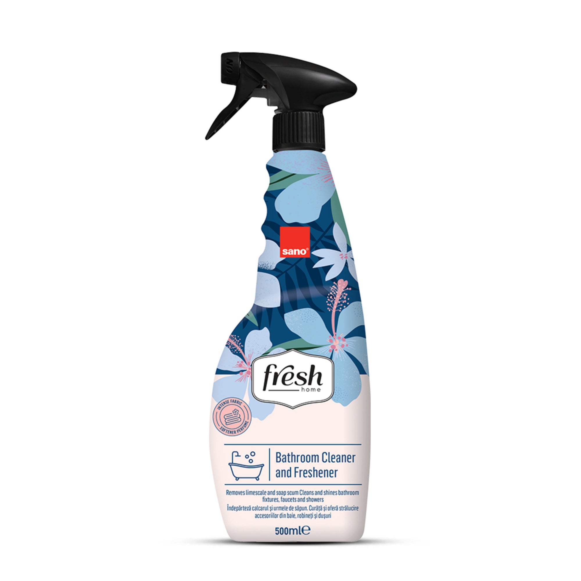 Solutie pentru indepartare calcar si urme de sapun, Sano, 0.5 L, parfum ...