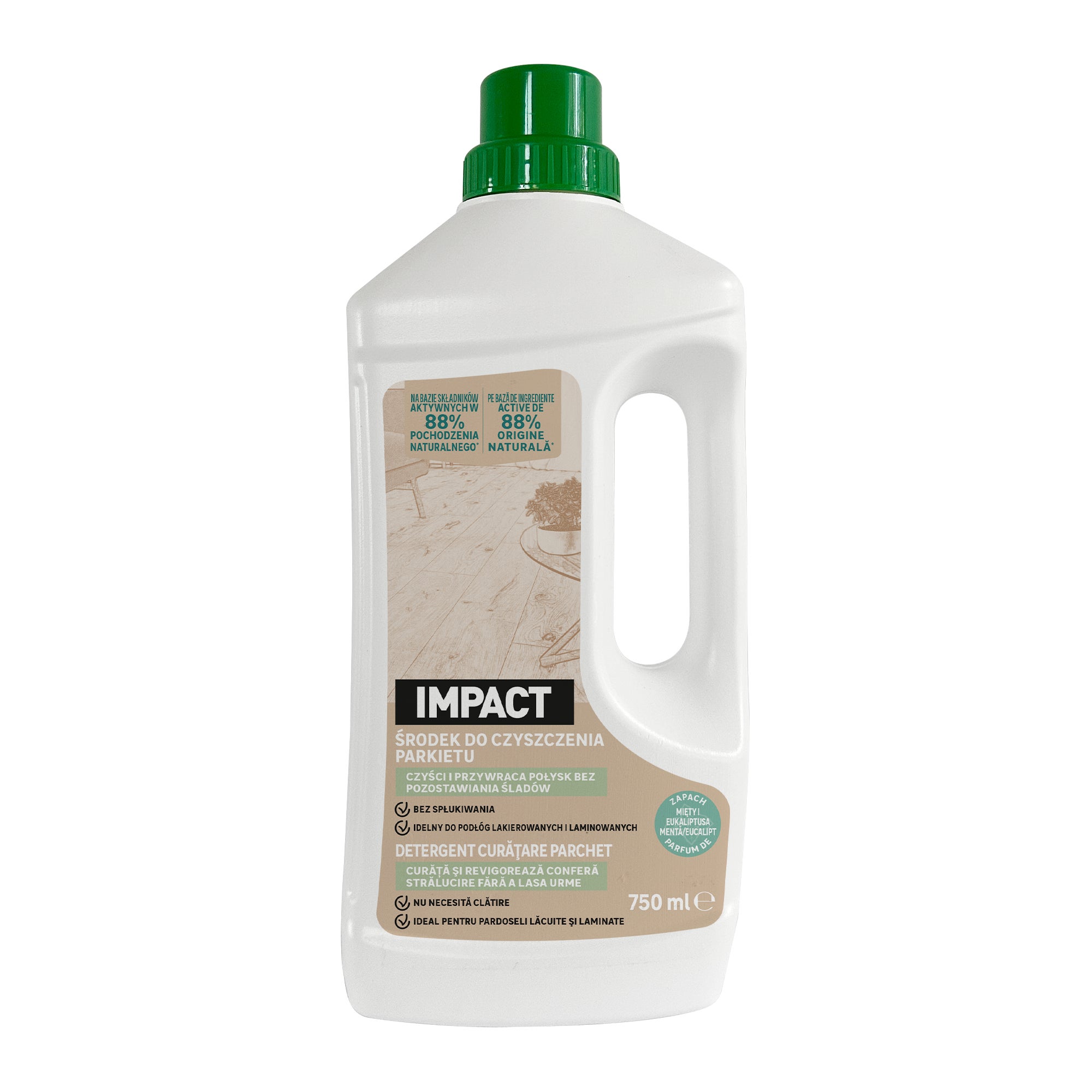 Detergent pentru curatare parchet si suprafete laminate, bazat pe 88% ...
