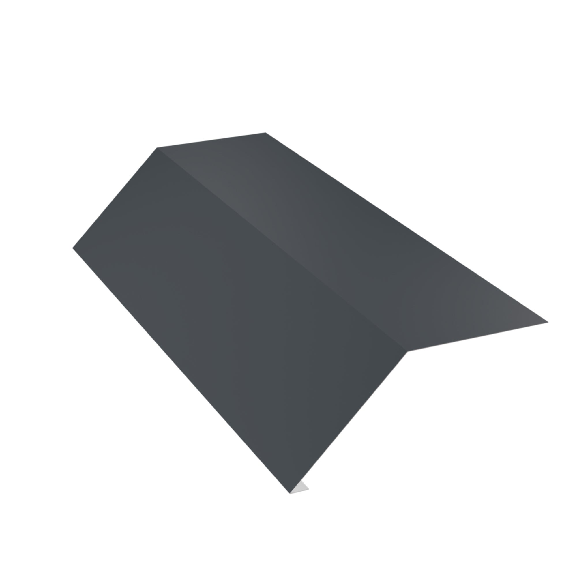 Sort jgheab, metal, 2000 x 110 x 0.5 mm, gri, mat