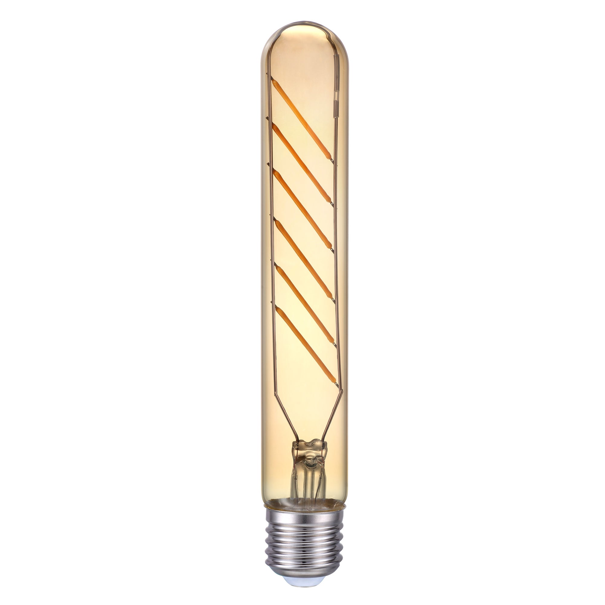 Bec LED decorativ, E27, T30, 6 W, lumina calda, 2200K, 540lm, tip tub