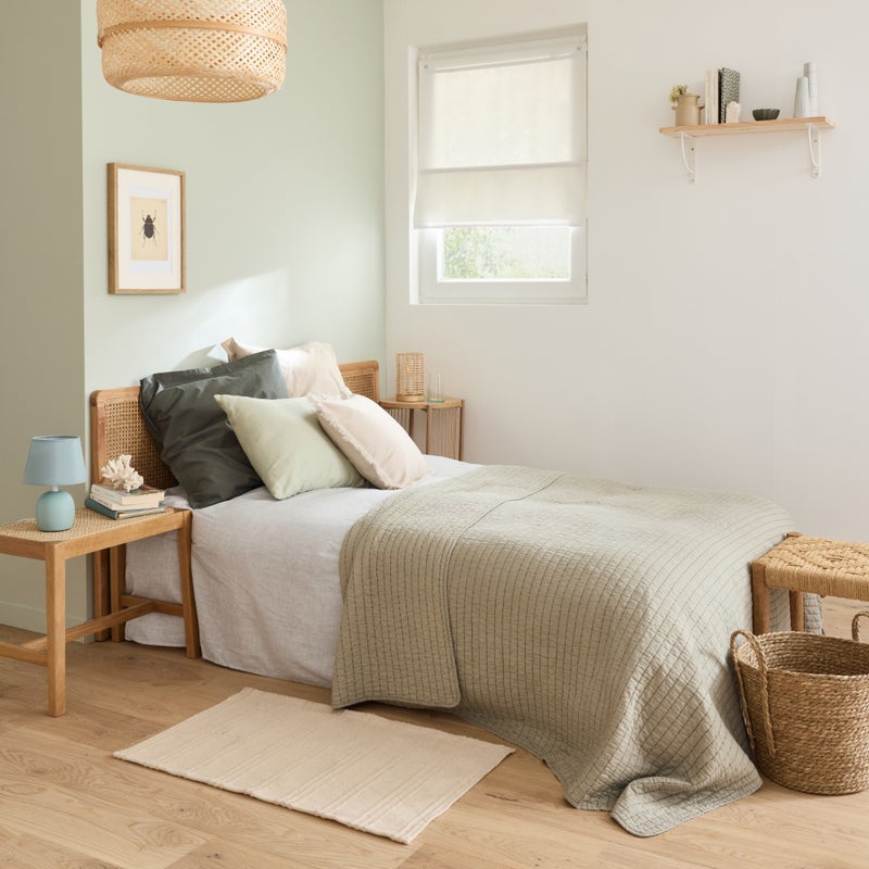 Stor roman Pharell cu pliuri, 120 x 175 cm, alb