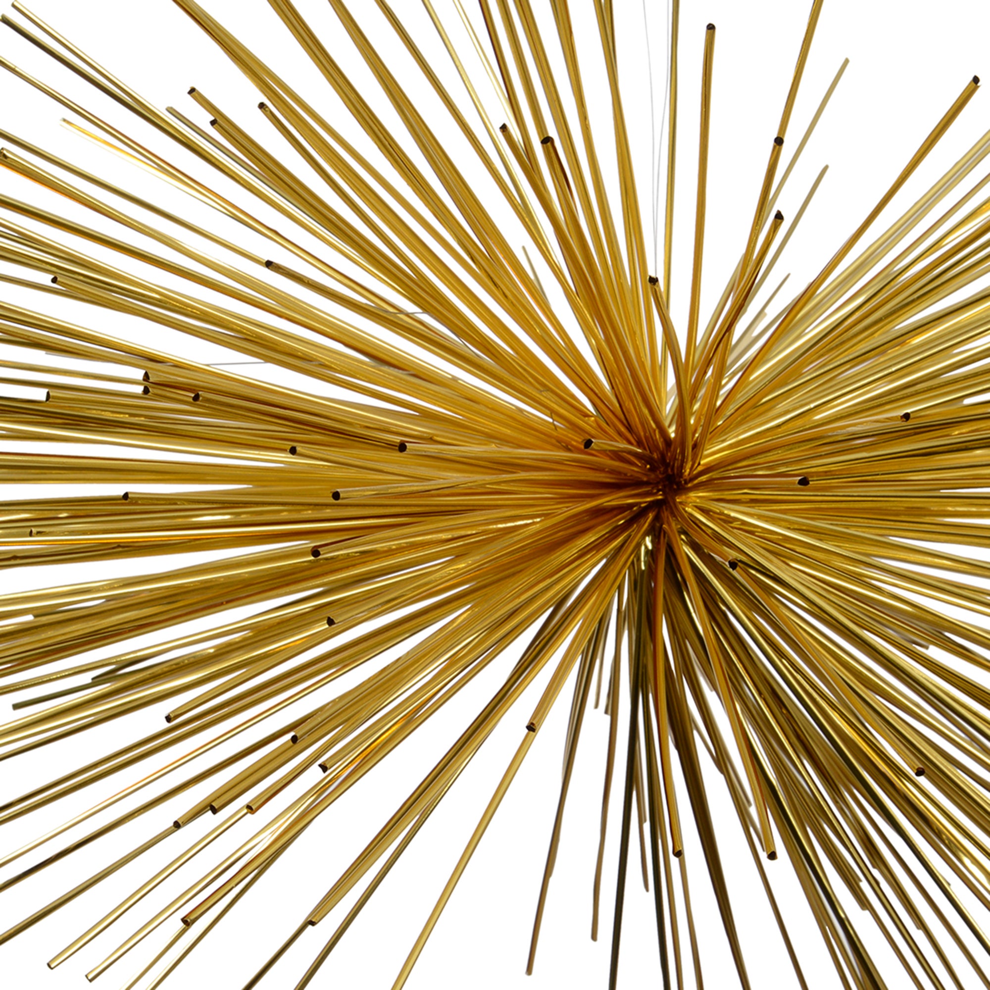 Decoratiune Craciun, pentru brad, forma steluta, PET, Ø 30 cm, auriu