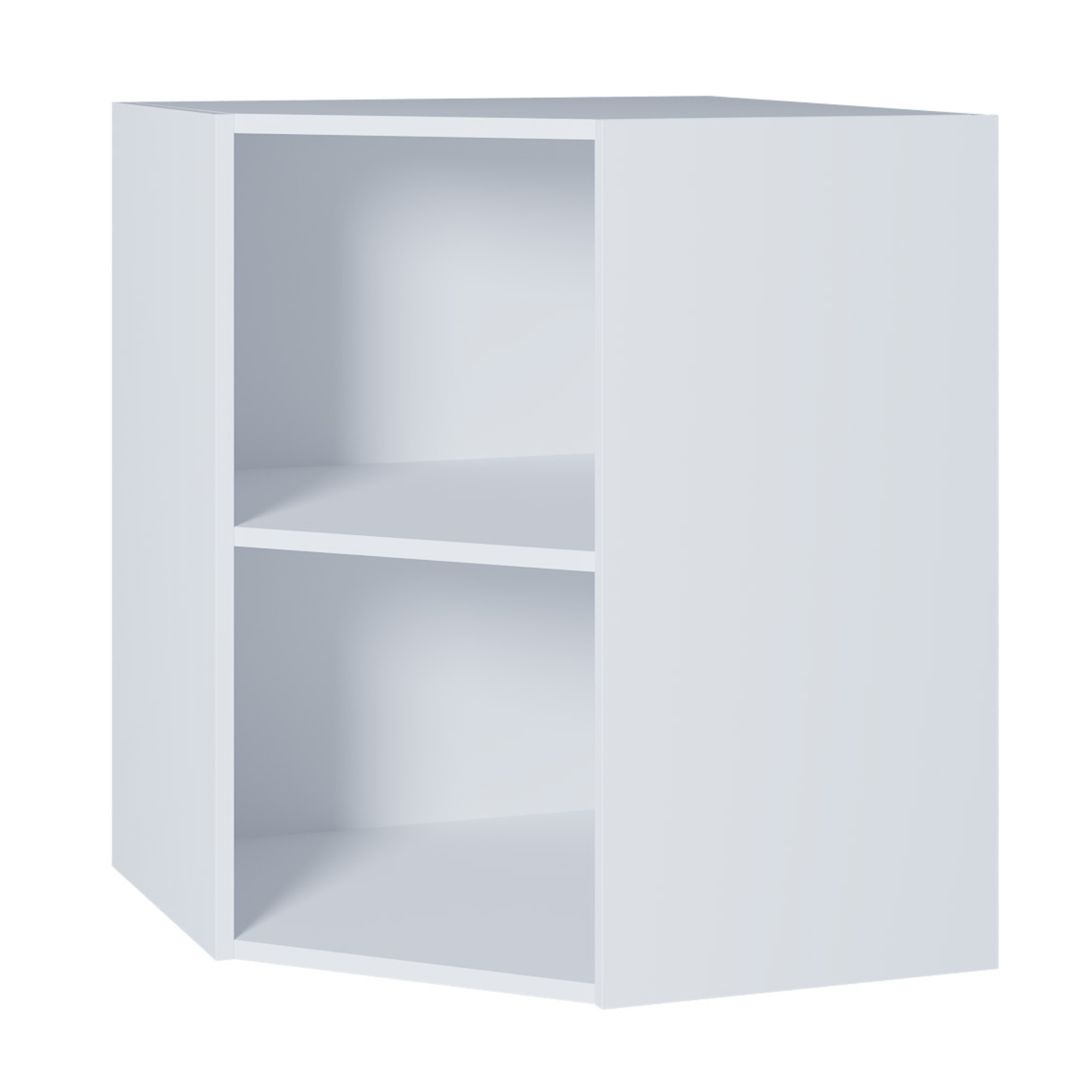 Corp de baza superior, de colt, BSC60/70, 60 x 70 x 30 cm, alb, PAL