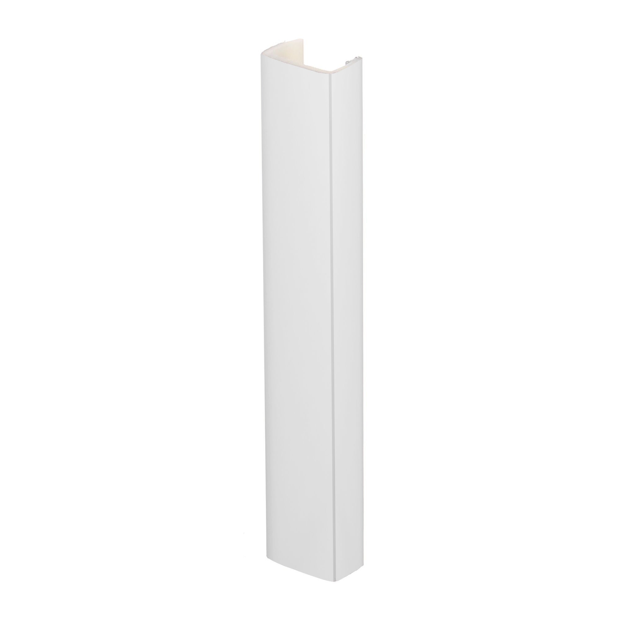 Terminatie capat plinta, din PVC, 10 x 1.7 cm, alb