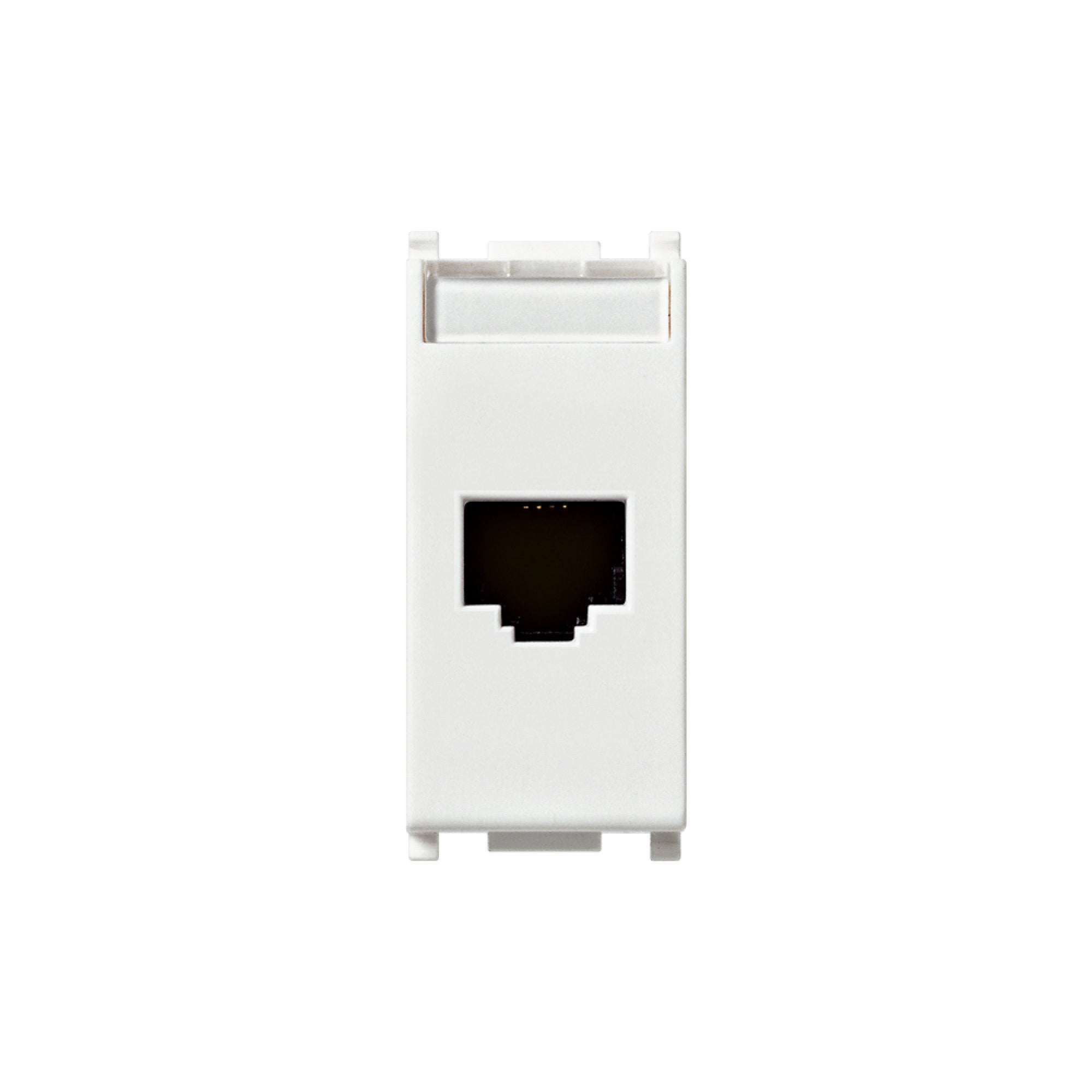 Priza date (RJ45) Vimar Plana, modulara, IP20, alba
