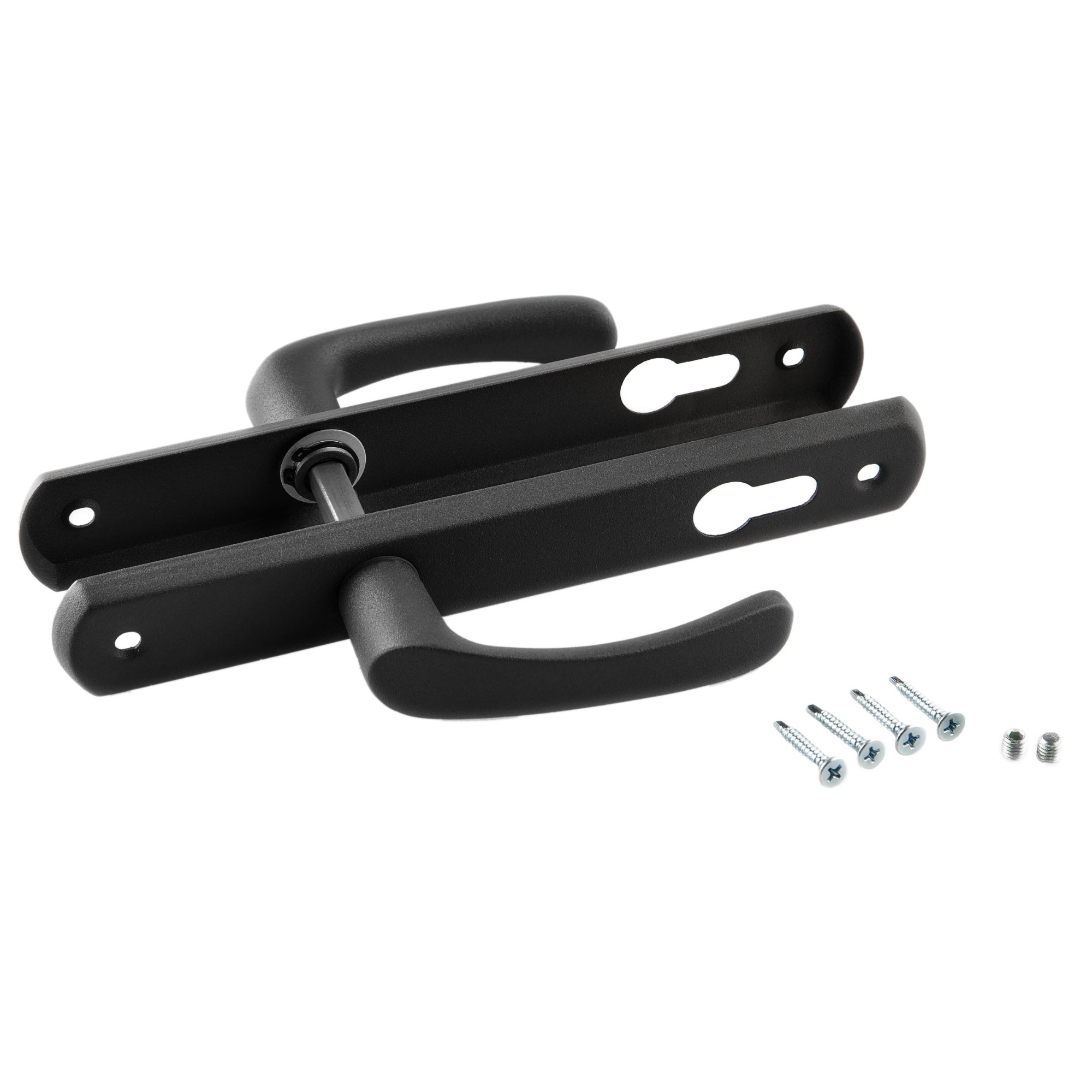 Maner poarta pietonala, fier, negru