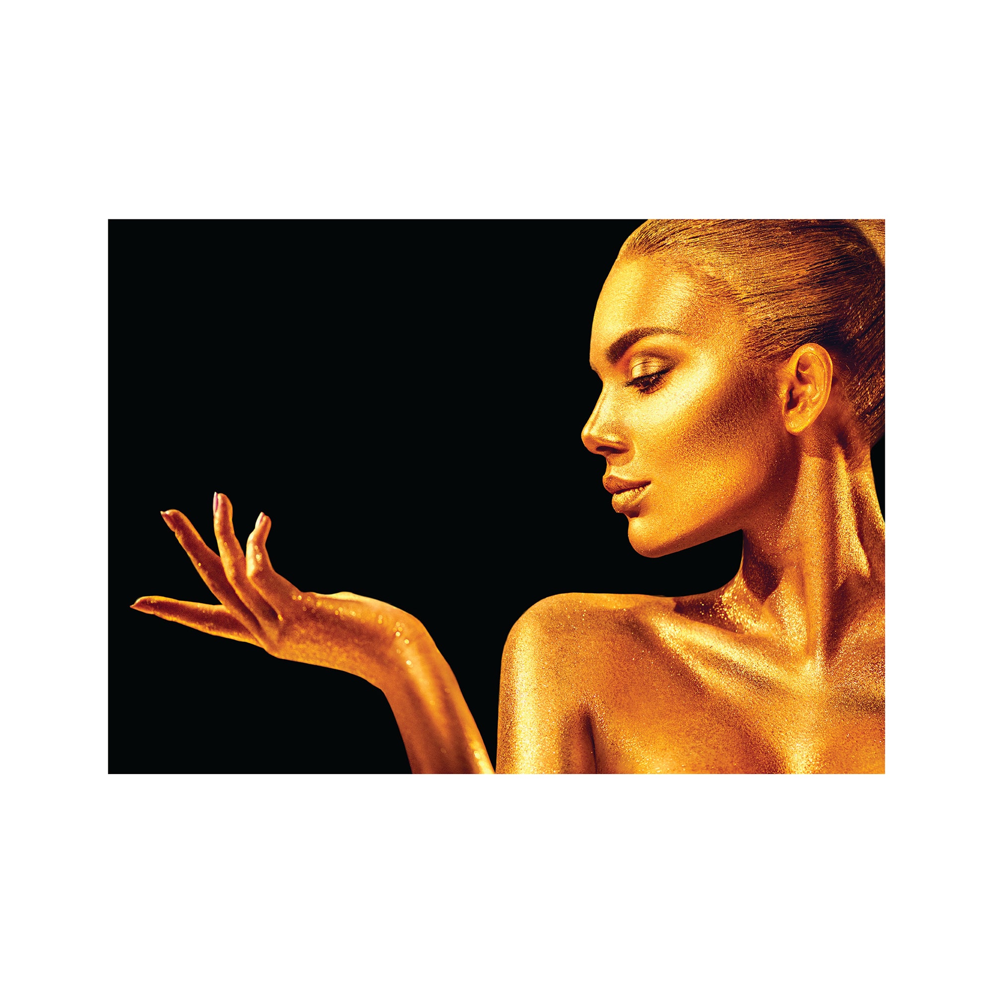 Tablou canvas Gold lady I, 70 x 50 cm
