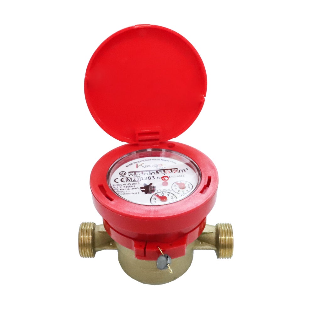 Apometru (Contor apa) Single Jet apa calda, Clasa C, 1/2"