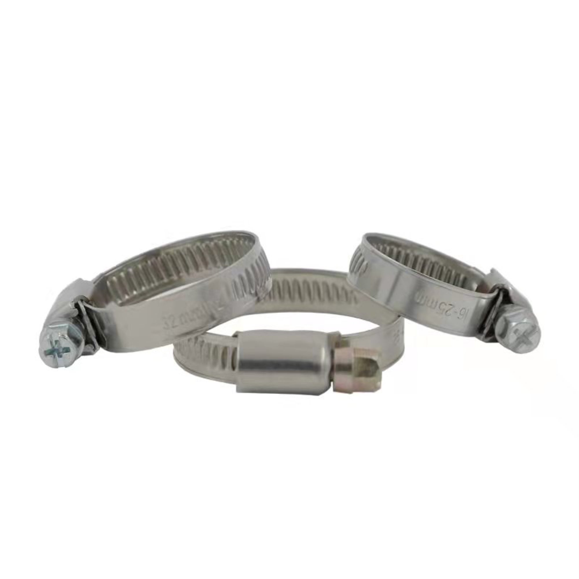 Set coliere metalice, reglabile (5 buc), Ø 25 - 40 mm