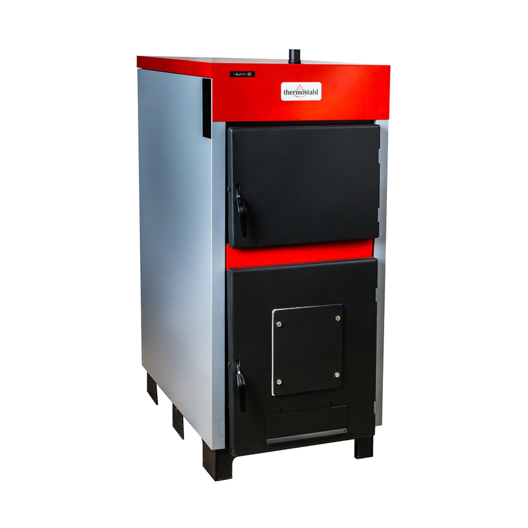 Centrala pe combustibil solid Ecowood Standard, otel, ardere ...