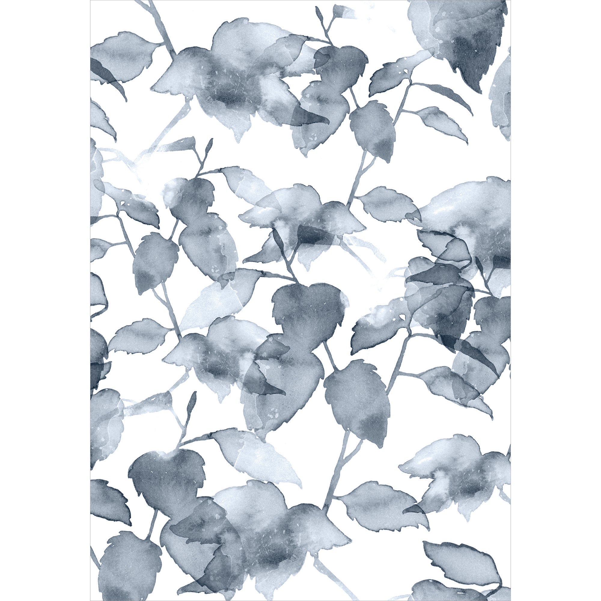 Poster imprimat Frunze albastre, 21 x 30 cm