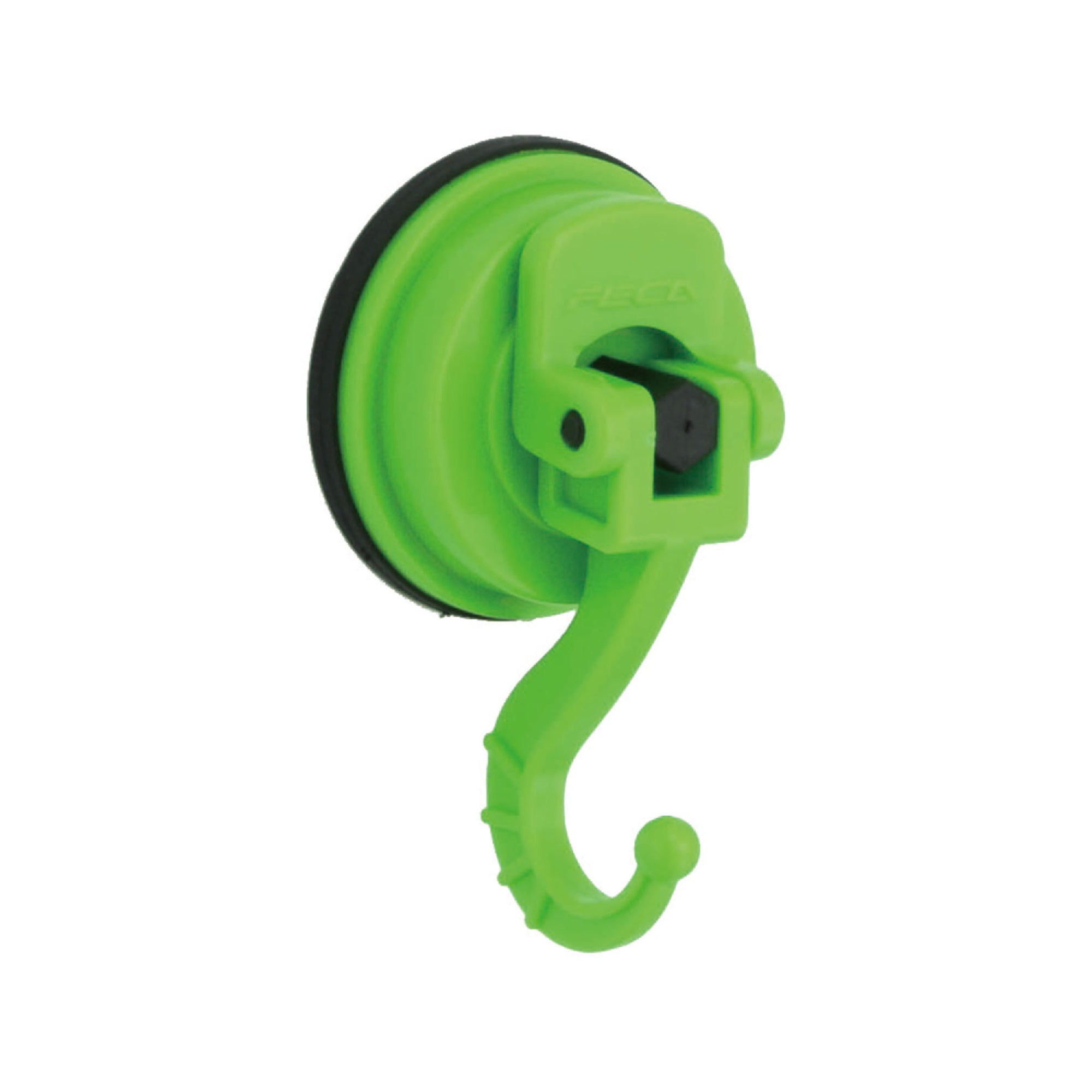 Cuier cu ventuza Diana, o agatatoare simpla, plastic, Ø 26 cm, verde