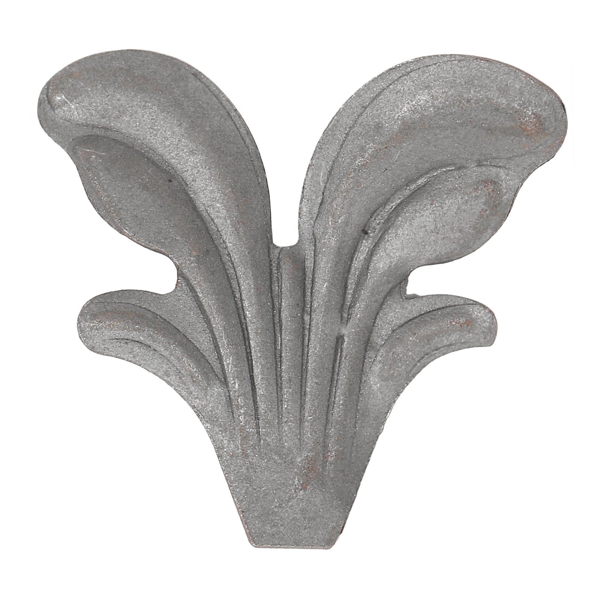 Ornament fier forjat, model frunza FR013, 65 x 70 mm