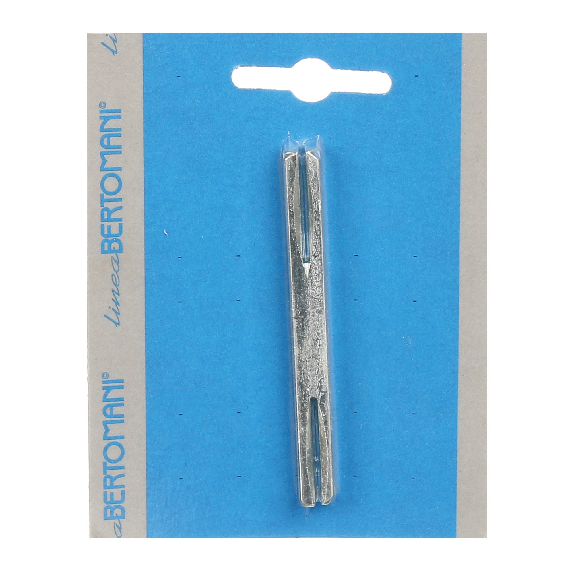 Tija fixare maner, otel, 120 x 8 mm, argintiu