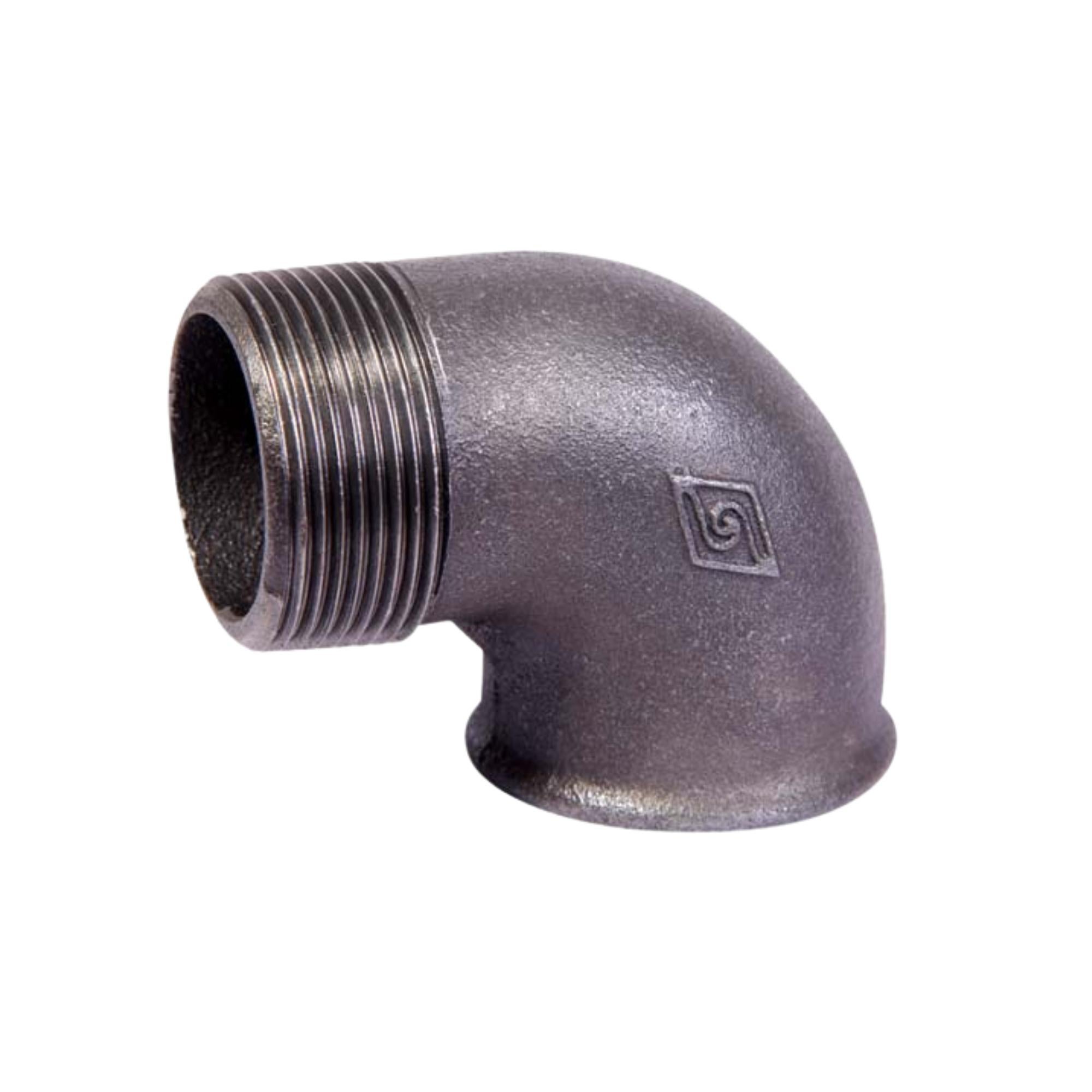 Cot fonta, pentru teava gaz, filet interior - filet exterior, racord 3/4'