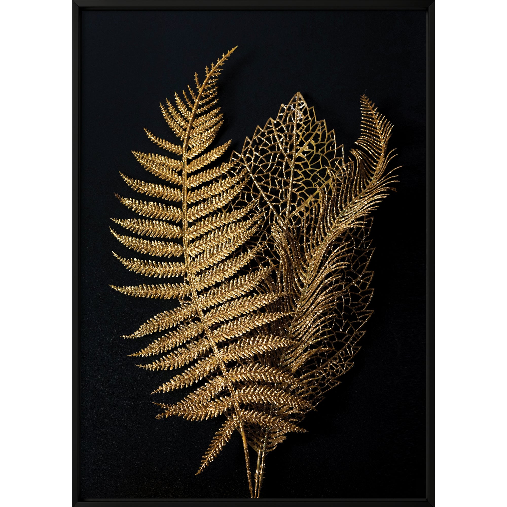 Tablou inramat, Ferigi aurii, 50 x 70 cm