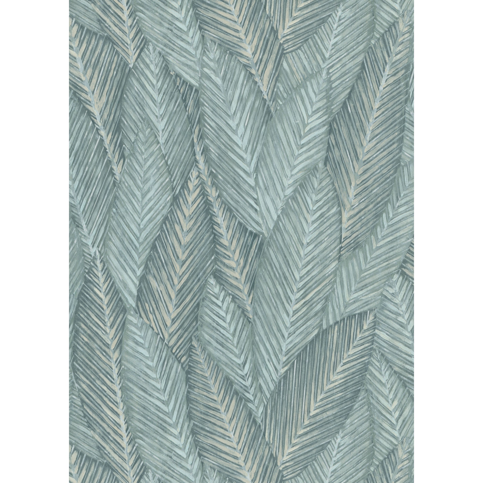 Tapet vinil Leaves, model vegetal, verde, rola 10 x 0.53 m