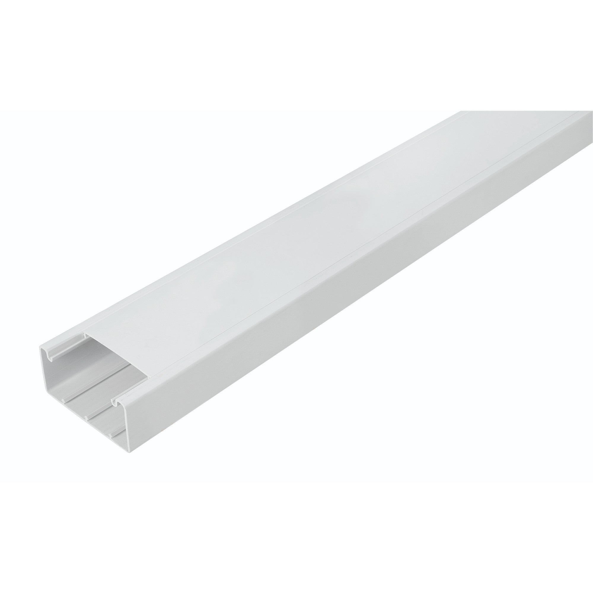 Canal cablu, 100 x 50 mm, L=2 m, alb