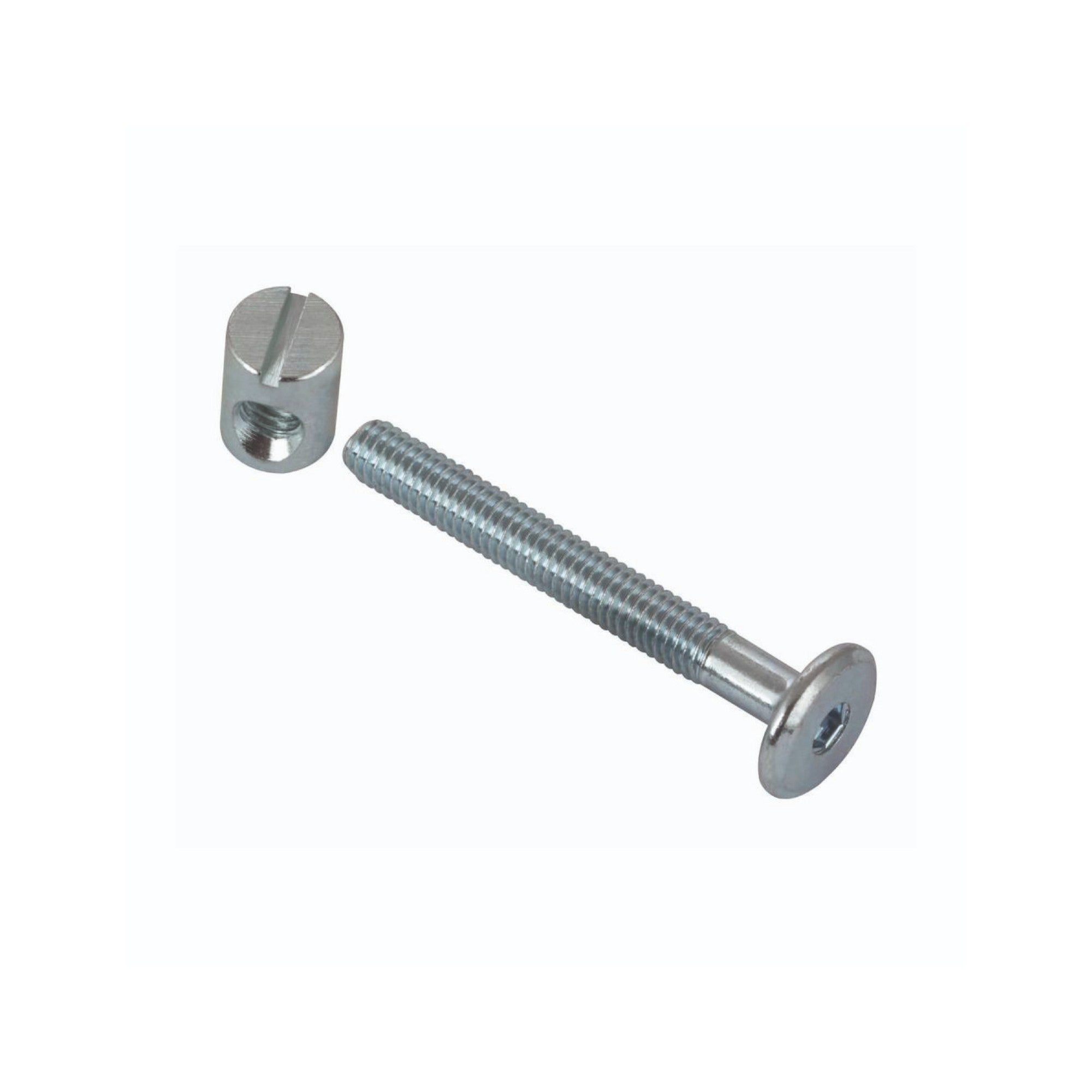 Set surub si element conector, M6 x 50 mm (set 4 buc)