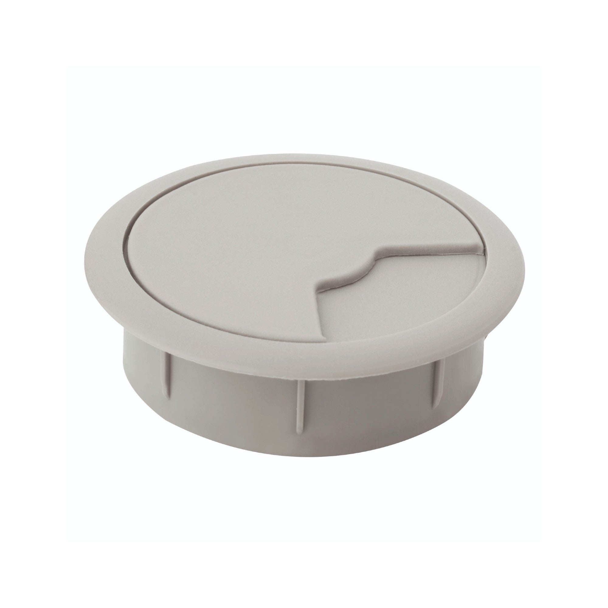 Suport trecere cabluri, plastic, Ø 60 mm, gri