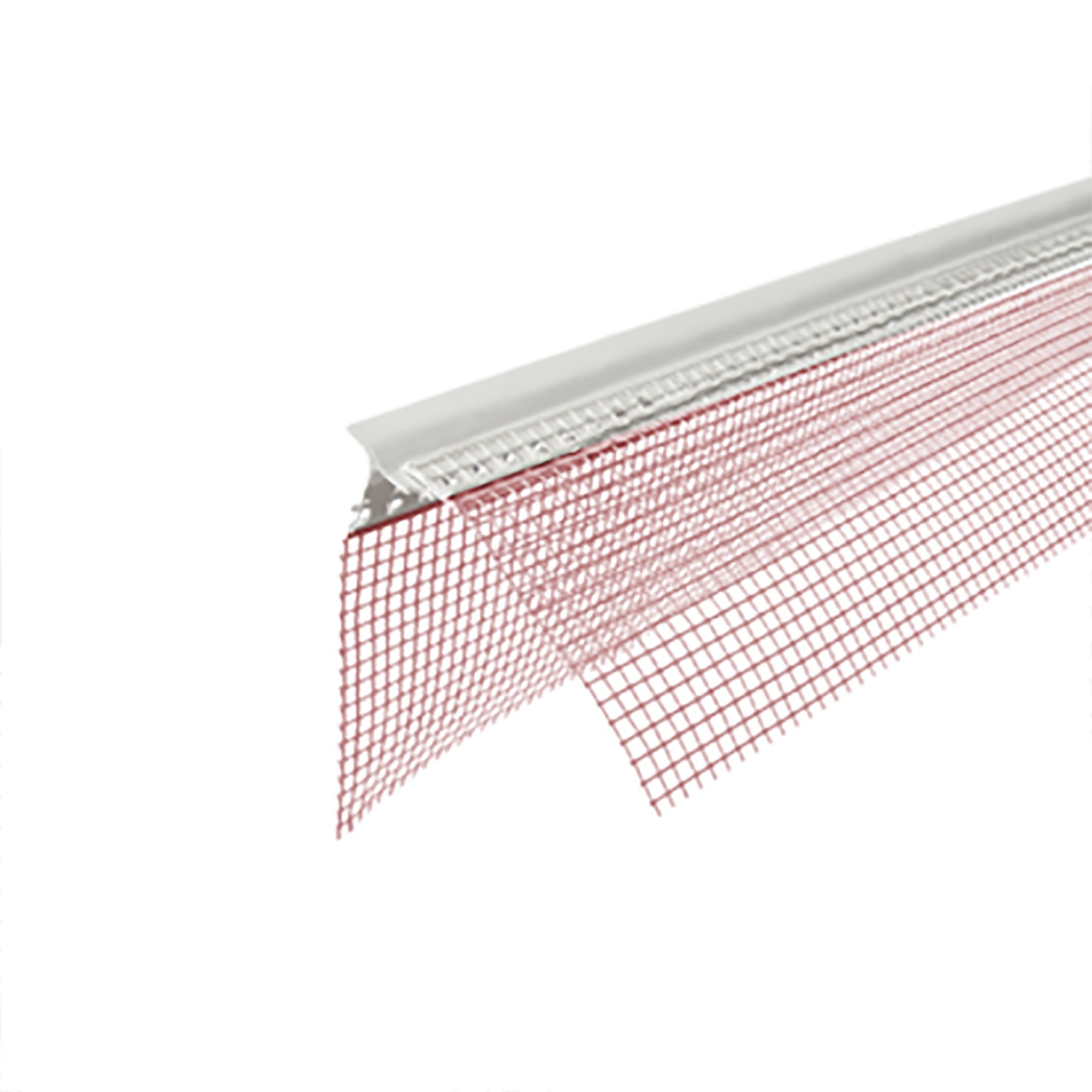 Profil colt, cu plasa si picurator, PVC, 100 x 100 x 2500 mm