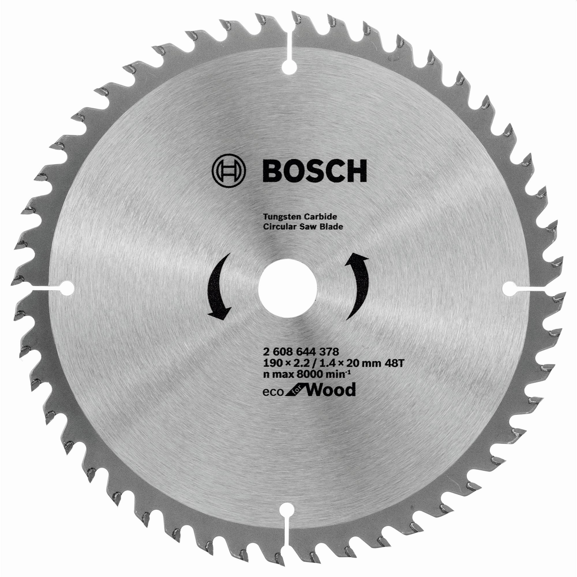 Disc taiere Bosch, pentru lemn, 48T, Ø 190 mm